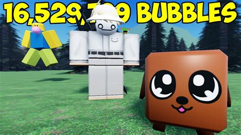 Got 16529739 Bubbles In Roblox Pauls Bubble Gum Simulator Youtube