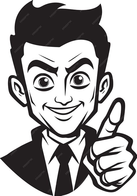 Premium Vector Gestural Pose Mans Finger Symbol Expressive Symbolism Cartoon Finger Emblem