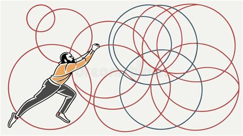 Person Reaching Abstract Pattern Vector Design Generative Ai Stock Vector Illustration Of