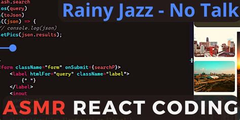Asmr Coding React App No Talk Coffee And Jazz Rdevto