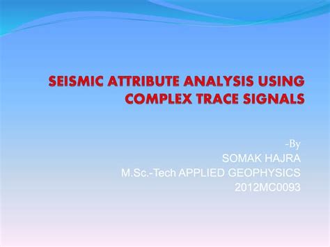 F K Filtering For Seismic Data Processing Pptx