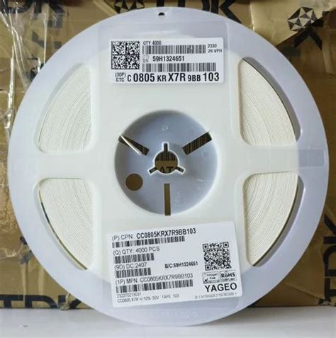 10nf 0805 Yageo Smd Capacitor For Power At ₹ 014piece In New Delhi
