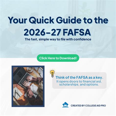 2026 27 Fafsa Guide