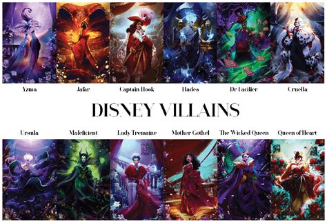 Unleash The Dark Side With Disney Villains A Sinister Collection