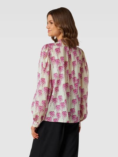 Stella Nova Bluse Mit Allover Muster Modell Ursula Lila Online Kaufen