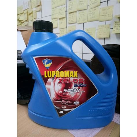Jual Oli Mesin Lupromax Zelos Sae W Api Sm Galon Liter Original Shopee Indonesia