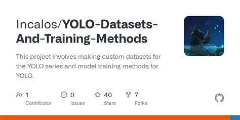 yolo datasets and training methods readme cn md at master · incalos