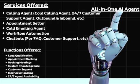 create ai cold calling agent ai chatbot ai appointment setter by