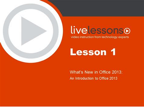 Office 2013 Livelessons Video Training Downloadable Version Informit