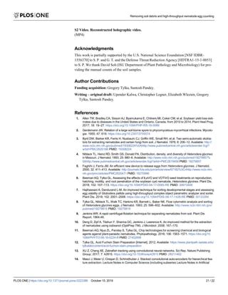 Extracting And Counting Of Parasite Eggs From Soil PDF