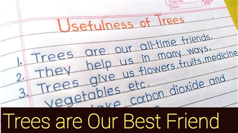 Trees Are Our Best Friend Paragraph 150 Words At Edwin Whitlow Blog