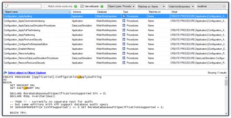 Searching For Objects In Sql Server Databases Redgate