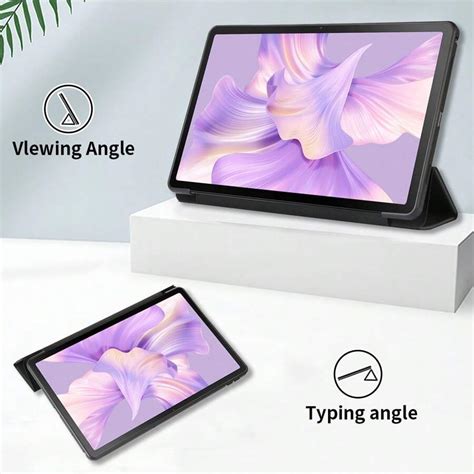 Capa De Proteção Dobrável Em Tpu Macio Para Tablet M10 Plus 3ª Geração