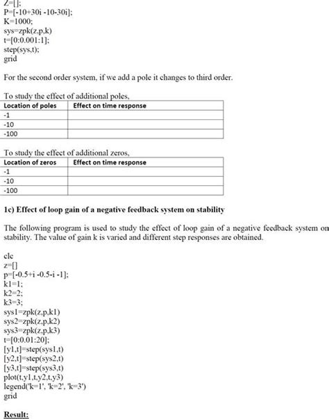 experiment no 01 time response of second order