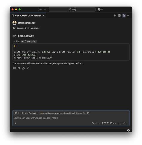Creating MCP Servers In Swift