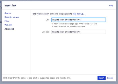 confluence what is an undefined page link confluence seibert