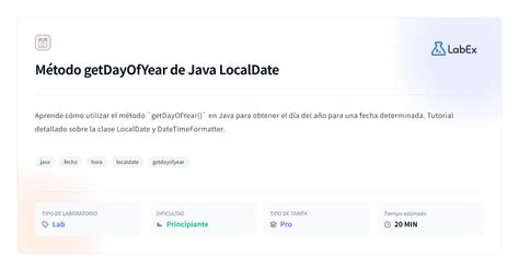 Java Fecha Y Hora Api Localdate Labex