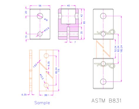 Astm B Test Fixture Parsros Material Testing Equipments