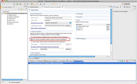 Java Unable To Start Tomcat Server Instance Stack Overflow