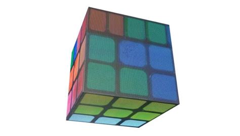 Five Sides LED Cube Display NSELED