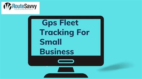 PPT Gps Fleet Tracking For Small Business PowerPoint Presentation Free Download ID 13118603