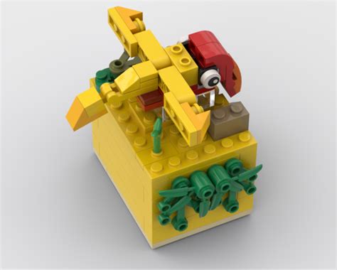 Lego Moc Flying Bird Kinetic Sculpture By Rovel Rebrickable Build
