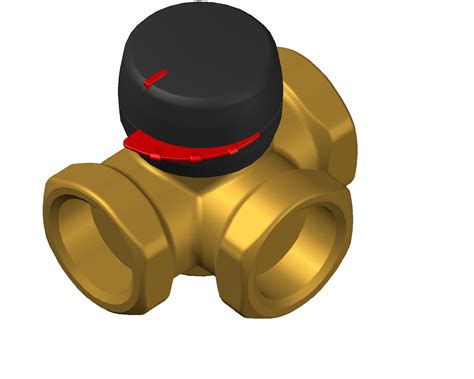 Трехходовой клапан чертеж Dwg