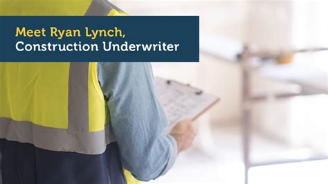 Meet Ryan Lynch Construction Underwriter At Central Insurance