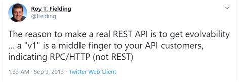 Versioning REST APIs