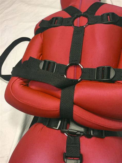 Self Bondage Box Tie Bondage Harness With Crotch Strap Nylon Webbing