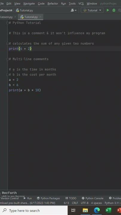 Python Comments Pythonforbeginners Pythonprogramming Pythontutorial Python Programming