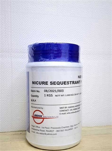 Nicure Sequestrant P Powder Packaging Type 1 Kg Packaging Size