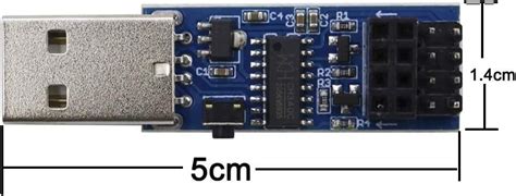 Diymall 2pcs Usb To Esp8266 Breakout Ch340c Esp 01 Esp 01s Prog Wifi