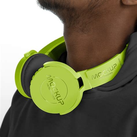 헤드폰 모형 디자인 무료 Psd 파일