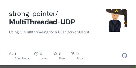 GitHub Strong Pointer MultiThreaded UDP Using C Multithreading For A UDP Server Client