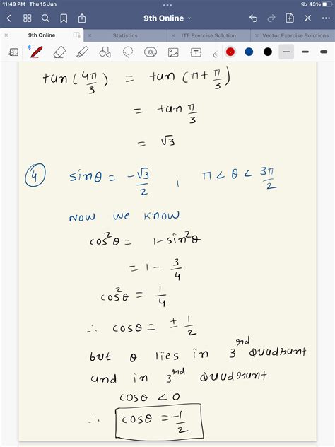 [solved] 3 Convert Radians To Degrees Which Quadrant Does This Angle Course Hero