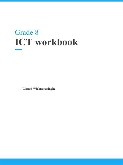 Grade 8 Ict Pdf Logic Gate World Wide Web