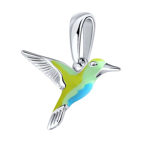 SOKOLOV, Подвеска (кулон) из серебра с эмалью, 94033097, декоративные ...