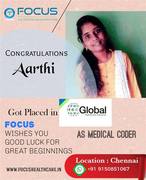 Congratulations 🎉 Focus Medical Coding Informatics