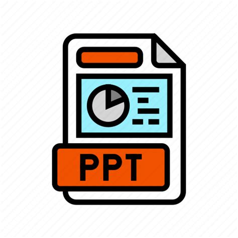 Ppt File Format Document Presentation Web Icon Download On