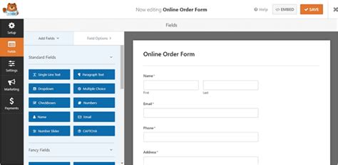 How To Create An Online Order Form In Wordpress