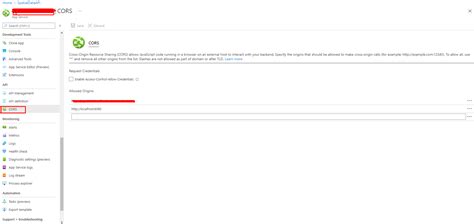 Azure Issue With Cors Policy No Access Control Allow Origin Header