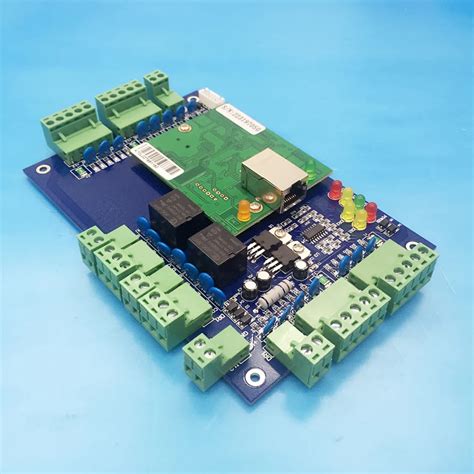 two door access control panel rfid access control board tcp ip double