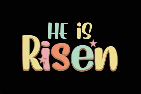He Is Risen Graphic By Mother Shop 789 · Creative Fabrica