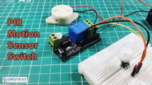 PIR Motion Sensor Switch Burglar Alarm