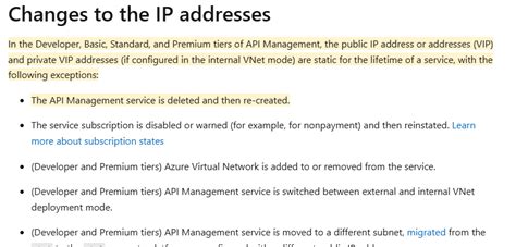 azure api management basic standard v2 public static ip address