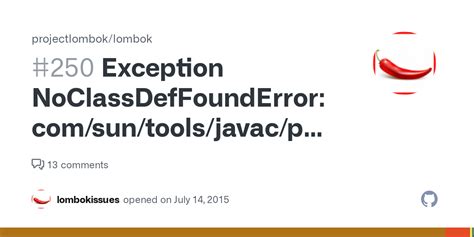 Exception Noclassdeffounderror Comsuntoolsjavacprocessing