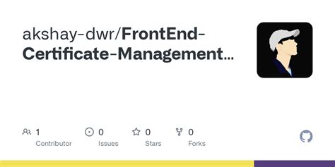 GitHub - akshay-dwr/FrontEnd-Certificate-Management-System