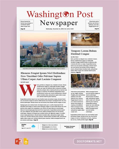 Newspaper Template Ppt 15 Powerpoint Newspaper Templates Free