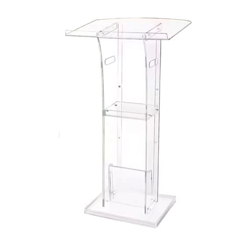 Clear Acrylic Podium All Out Event Rental